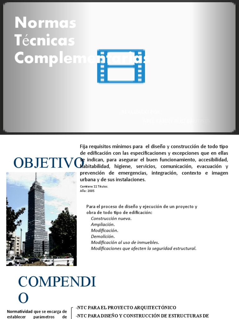 Normas Técnicas Complementarias | PDF | Calle | Diseño