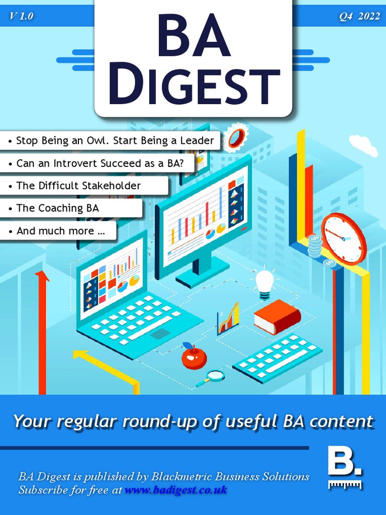 BA Digest | PDF | Business Analysis | Business Model