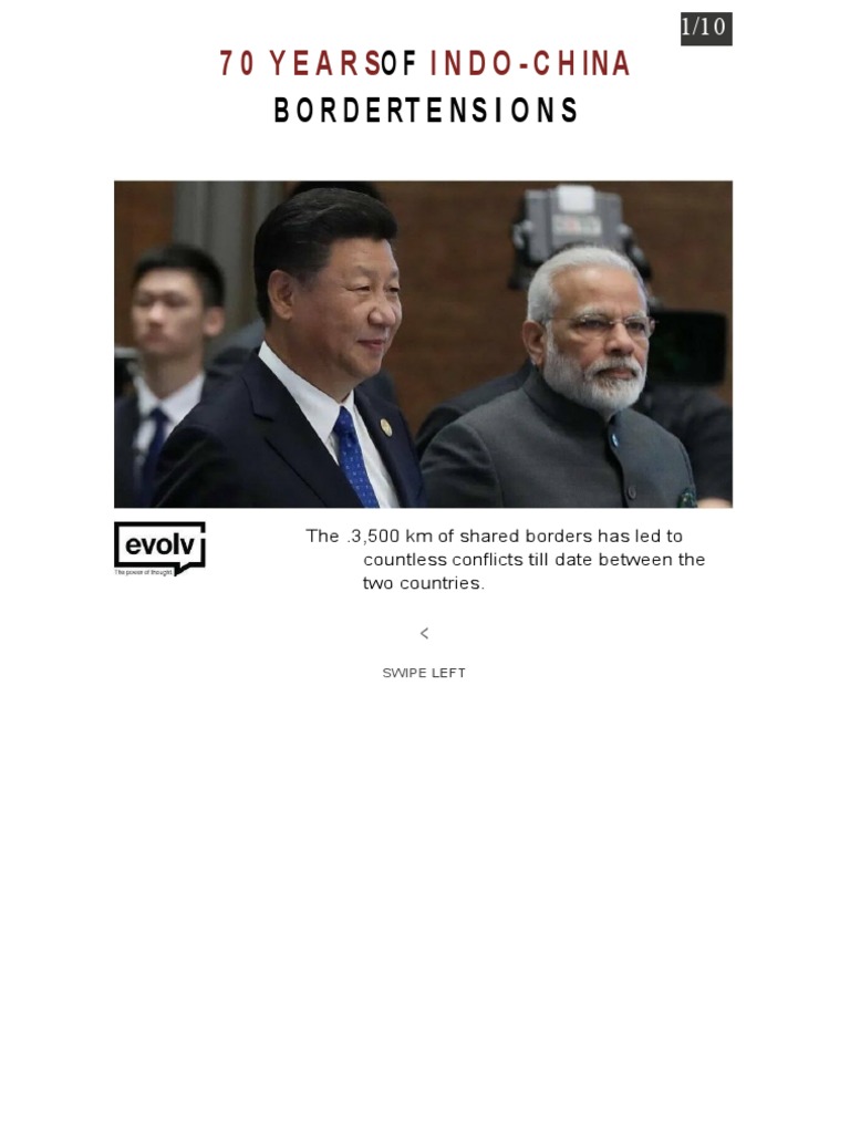 70 Years of Indo-China Border Tensions | PDF | Foreign Relations ...
