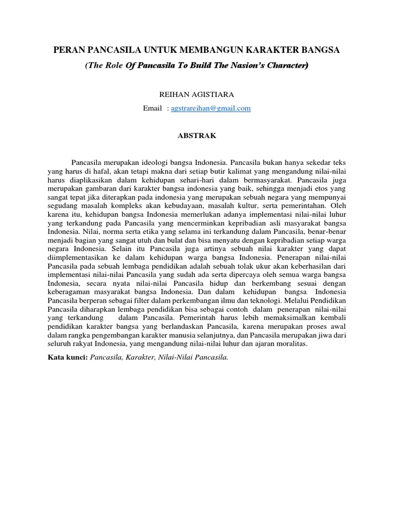 Reihan Agistiara - Artikel PKN | PDF | Karier & Perkembangan | Ilmu Sosial
