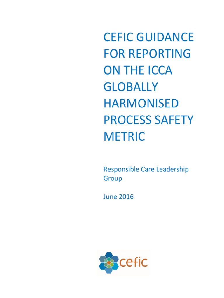 Cefic ICCA Guidance On Process Safety Performance Indicators | PDF