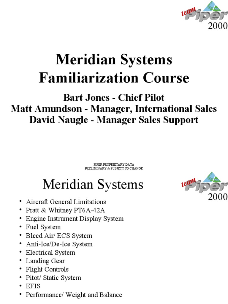 Meridian Training 1.1 | PDF | Aviation | Transport