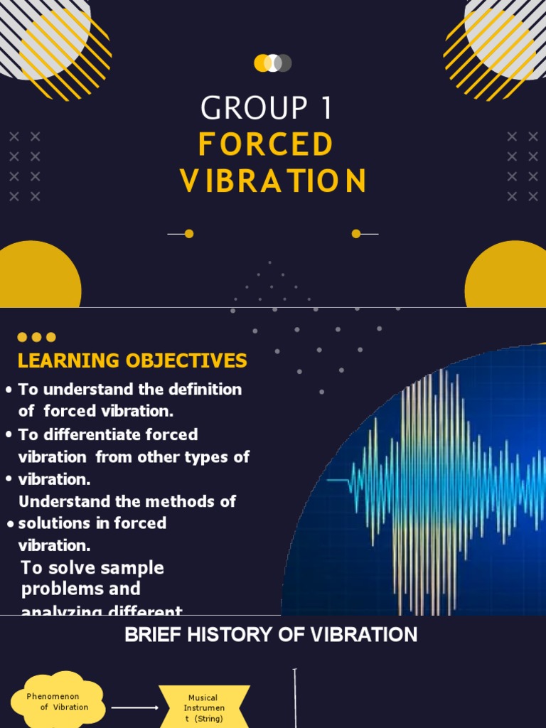 Forced Vibration Group 1 | PDF | Resonance | Damping Forced Vibration Group 1 | PDF | Resonance | Damping