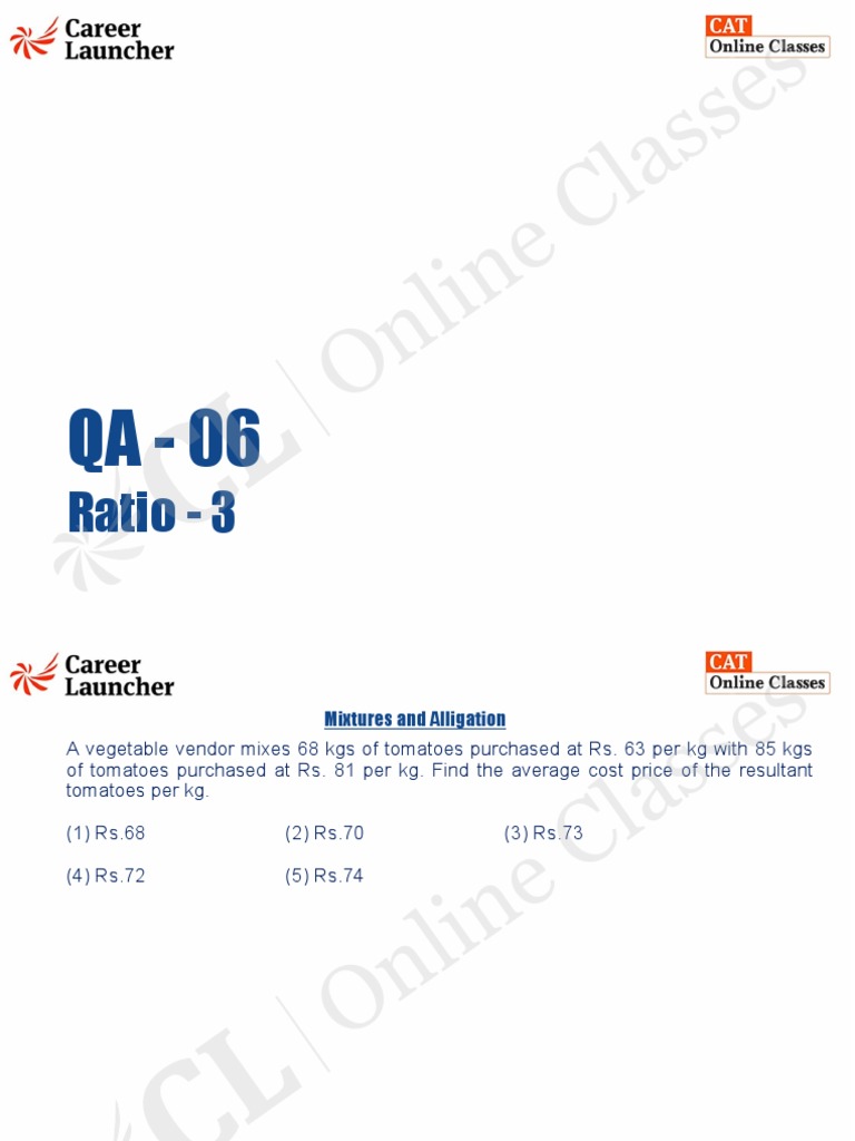 QA-06 Ratio-3 - Q | PDF