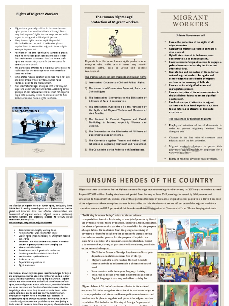 Migrant Workers Brochure MHR 6201 - 2020MHR81 | PDF | Migrant Worker ...