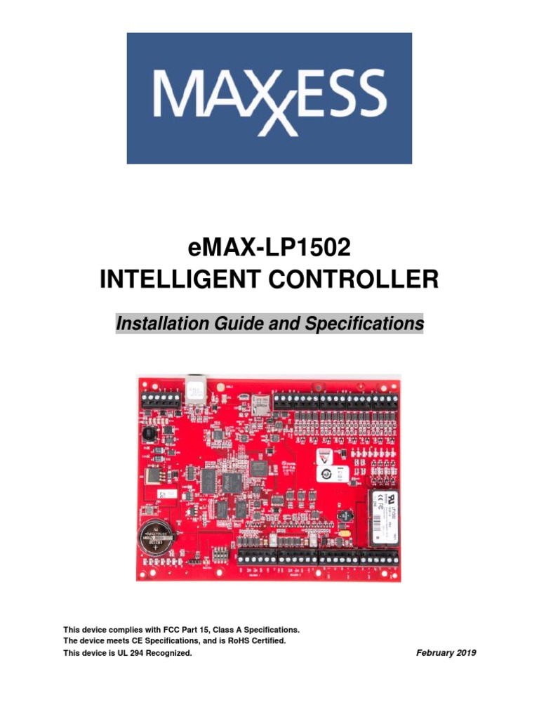 eMAX LP1502 Manual | PDF | Relay | Ip Address