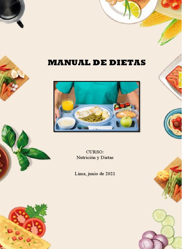 Modelo Manual de Dietas | PDF | Dieta | Alimentos