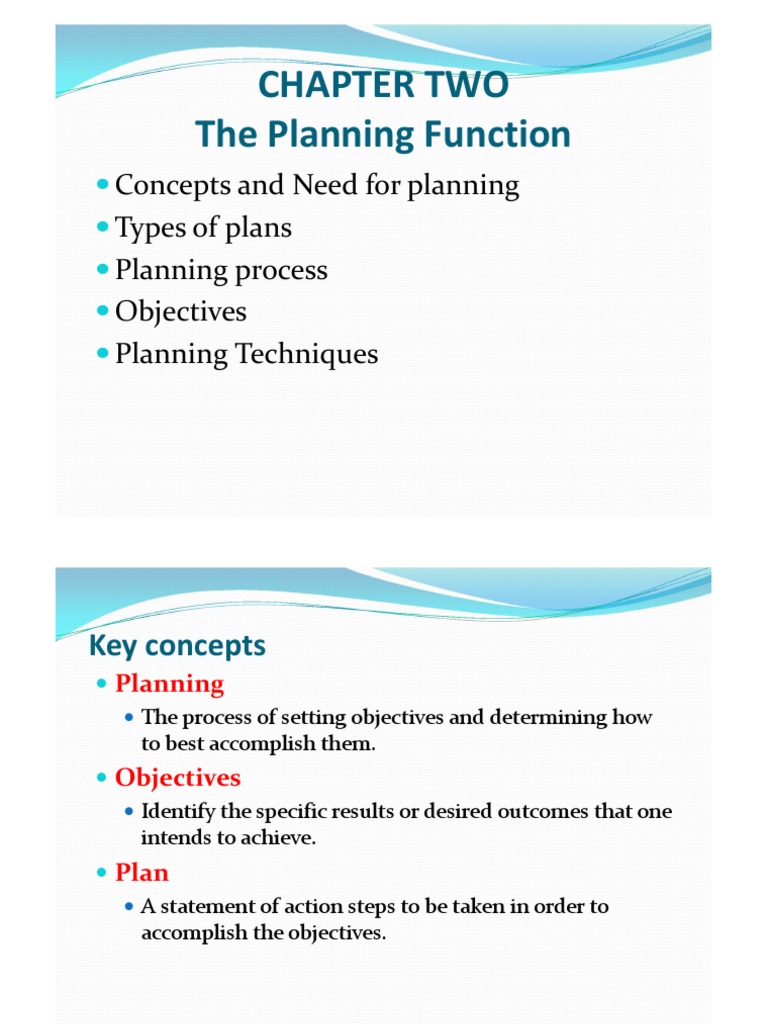 The Planning Function in Management | PDF | Scenario Planning | Forecasting