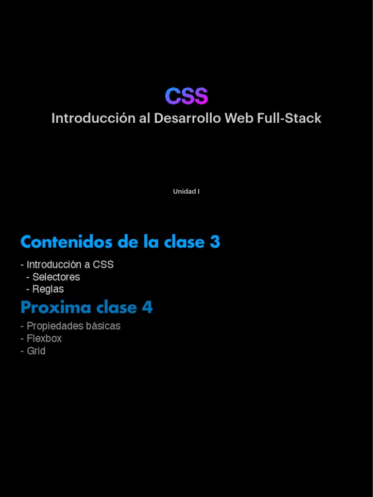 CSS Clase 3 | PDF | HTML | Medios interactivos
