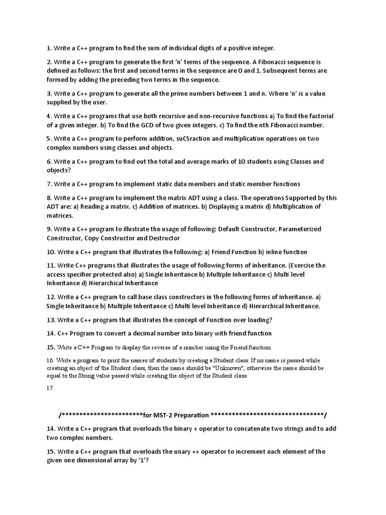 Practice Questions C Pdf C Programming