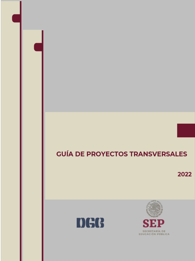 Guía de Proyectos Transversales | PDF | Plan de estudios | Conocimiento