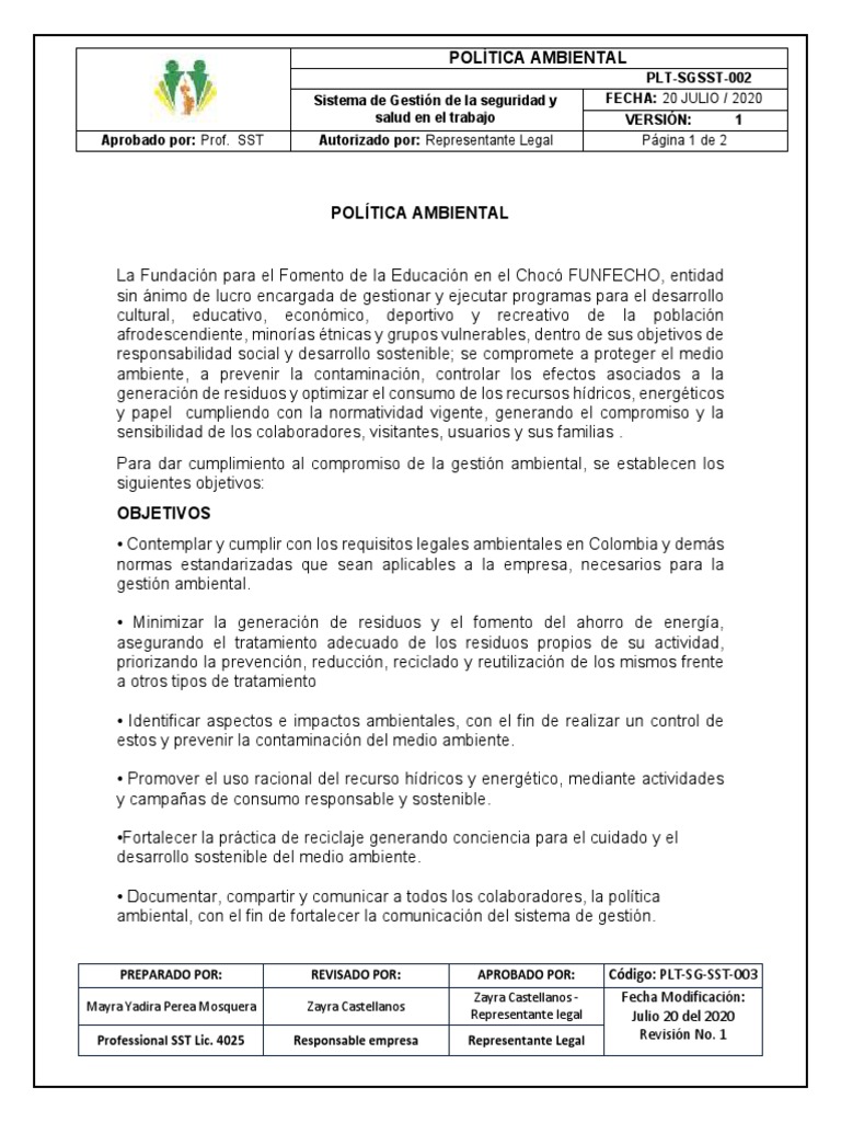 Politica Ambiental | PDF | Reciclaje | Residuos