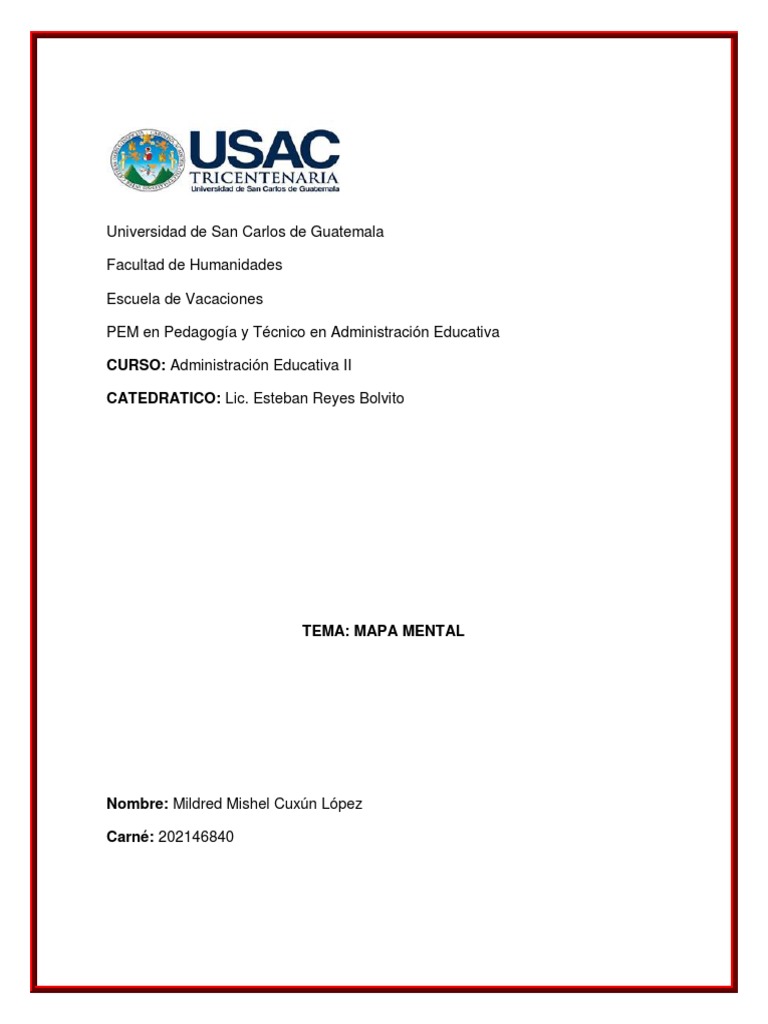Mapa Mental de Integración Administrativa | PDF