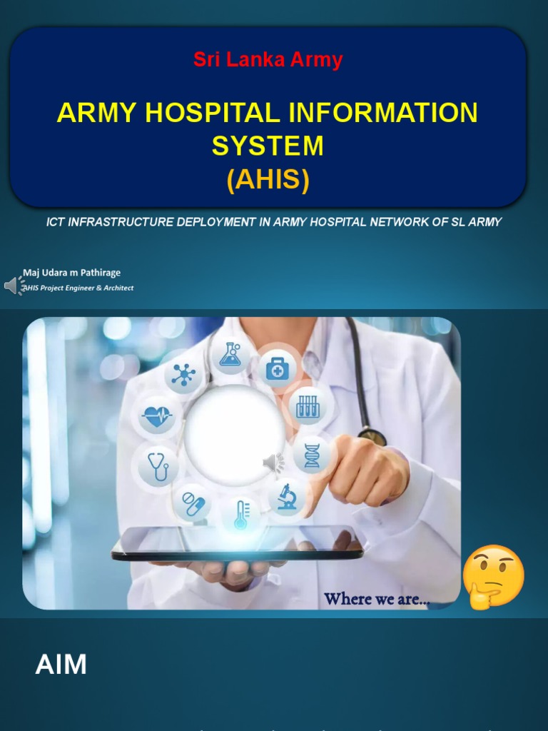 Army Hospital Information System Overview | PDF | Patient | Hospital
