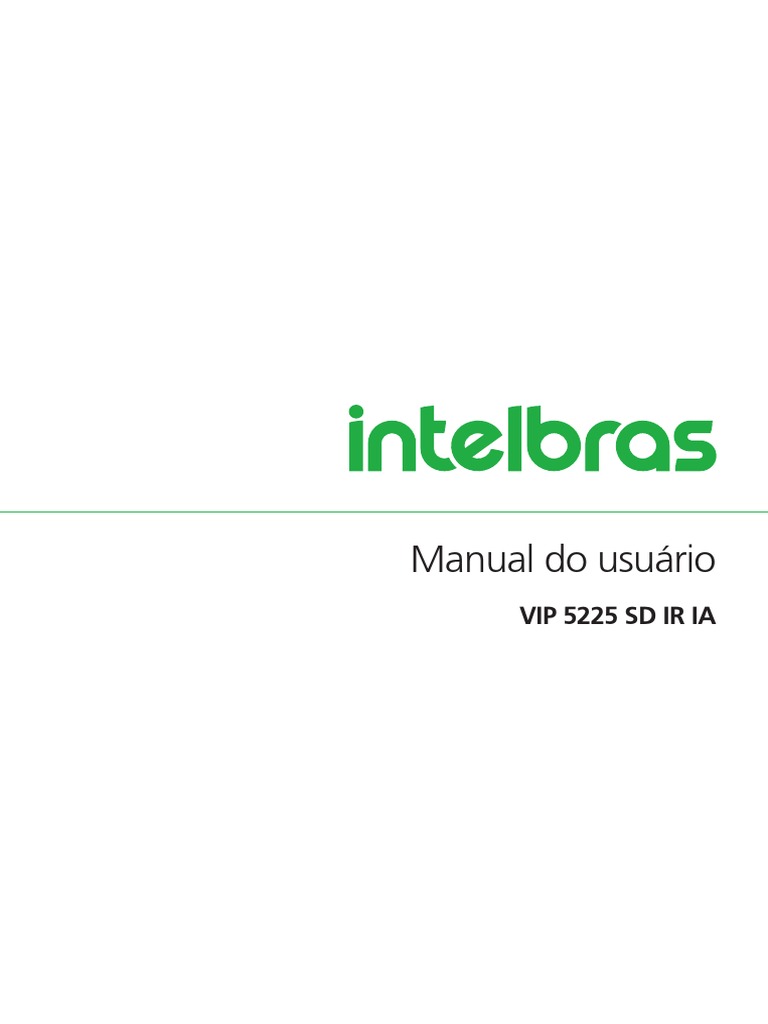 Manual VIP 5225 SD IR IA 02-22 0 | PDF | Endereço de IP | Rede de ...