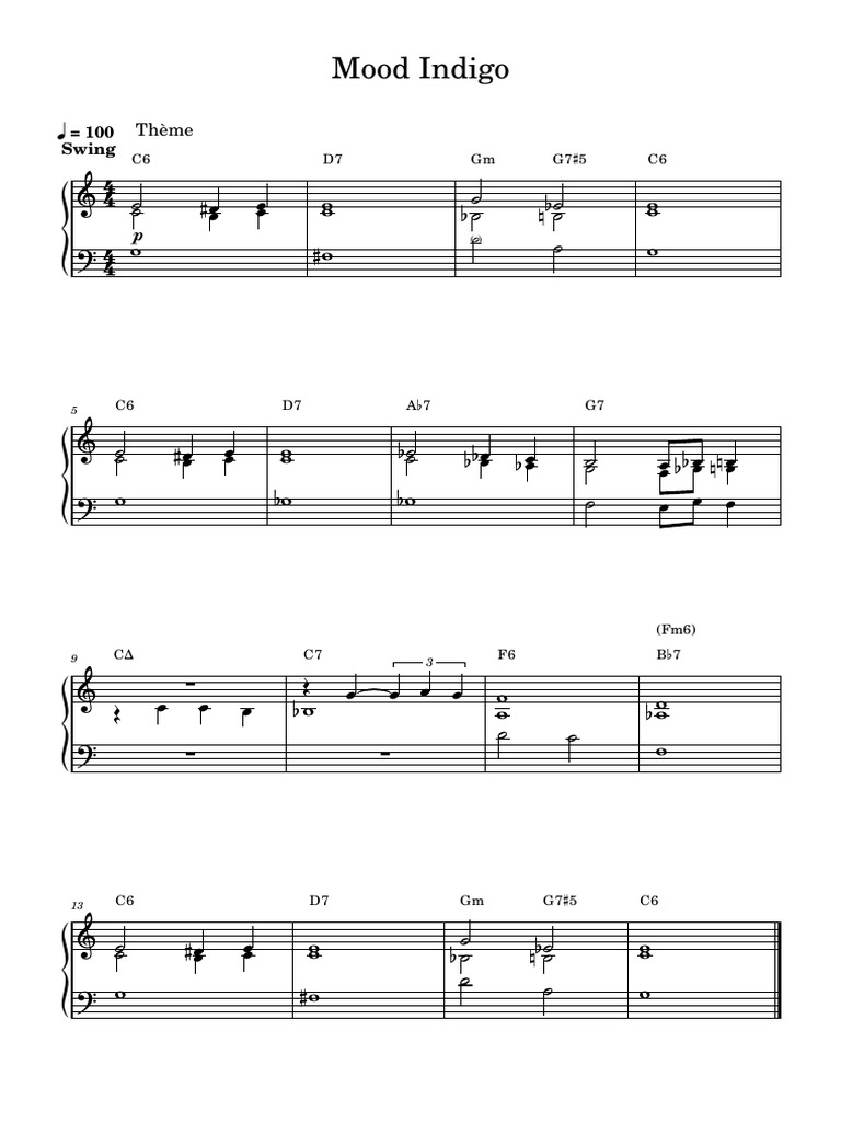 Mood Indigo | PDF