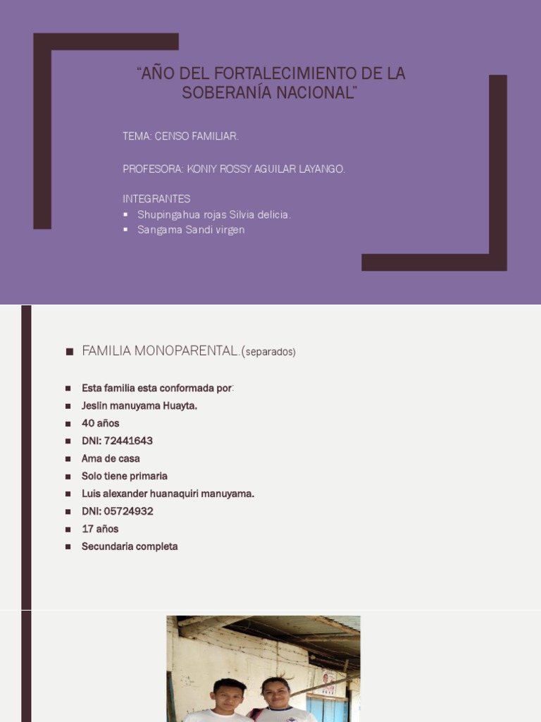 Censo Familiar | PDF