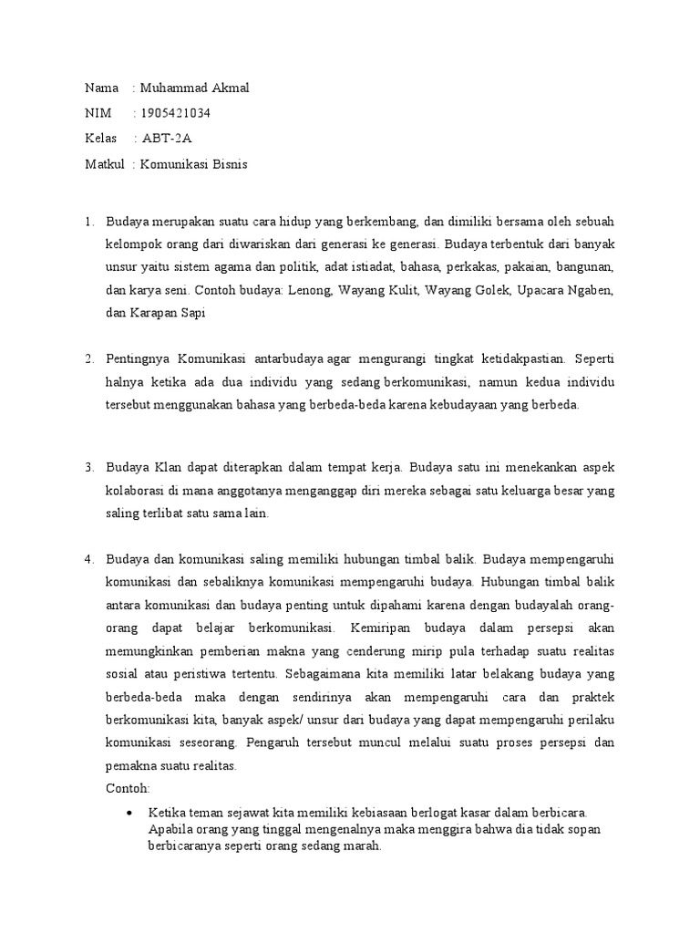 Tugas KOMBIS M. Akmal Islami ABT-2A | PDF | Seni & Disiplin Bahasa