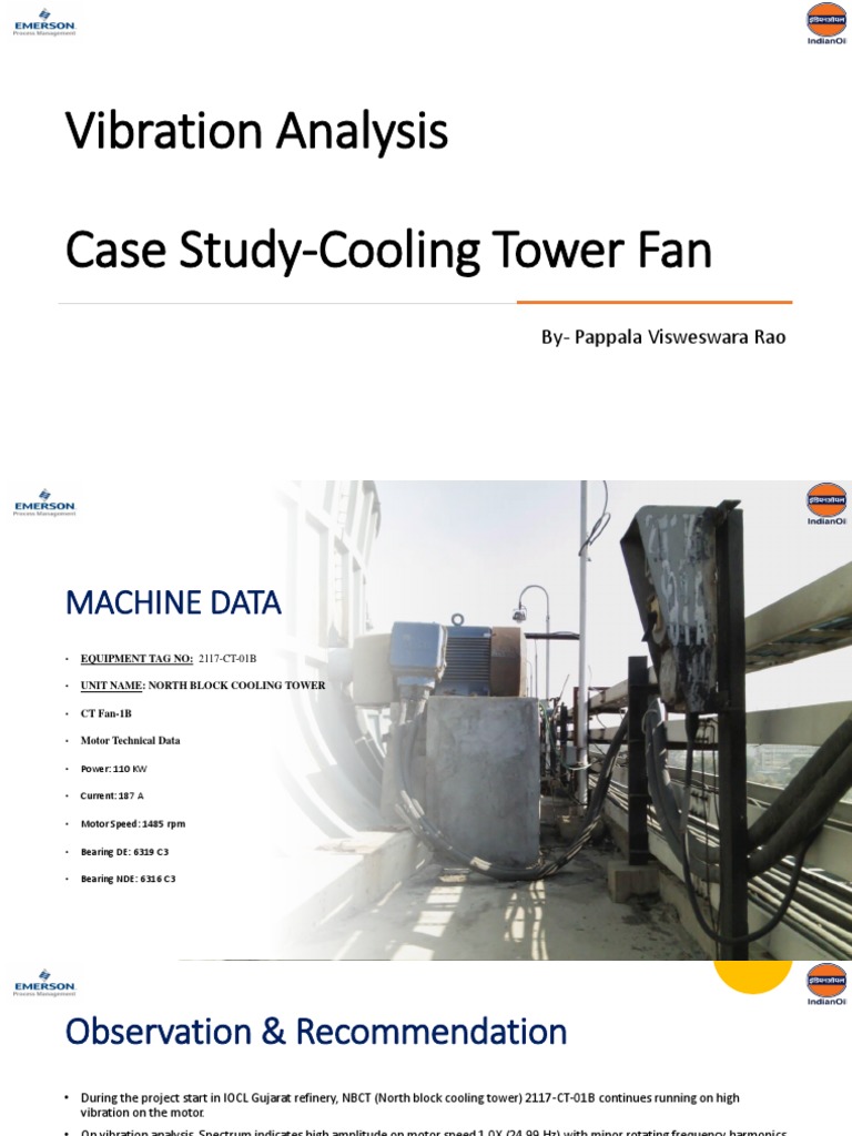 Cooling Tower Fan Vibration Analysis | PDF | Science & Mathematics ...