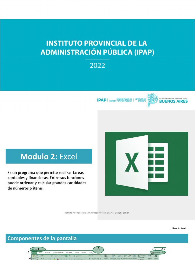 Clase 3. Excel | PDF | Microsoft Excel | Hoja de cálculo