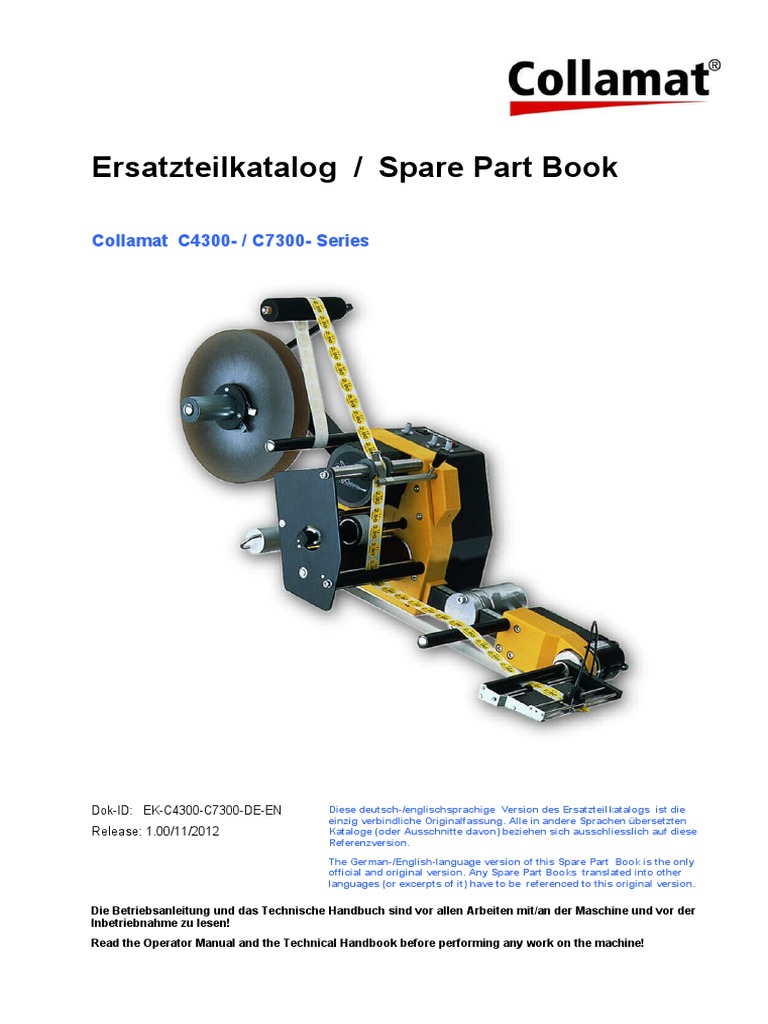 Ersatzteilkatalog Spare Part Book | PDF