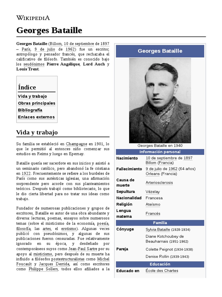 Georges Bataille | PDF