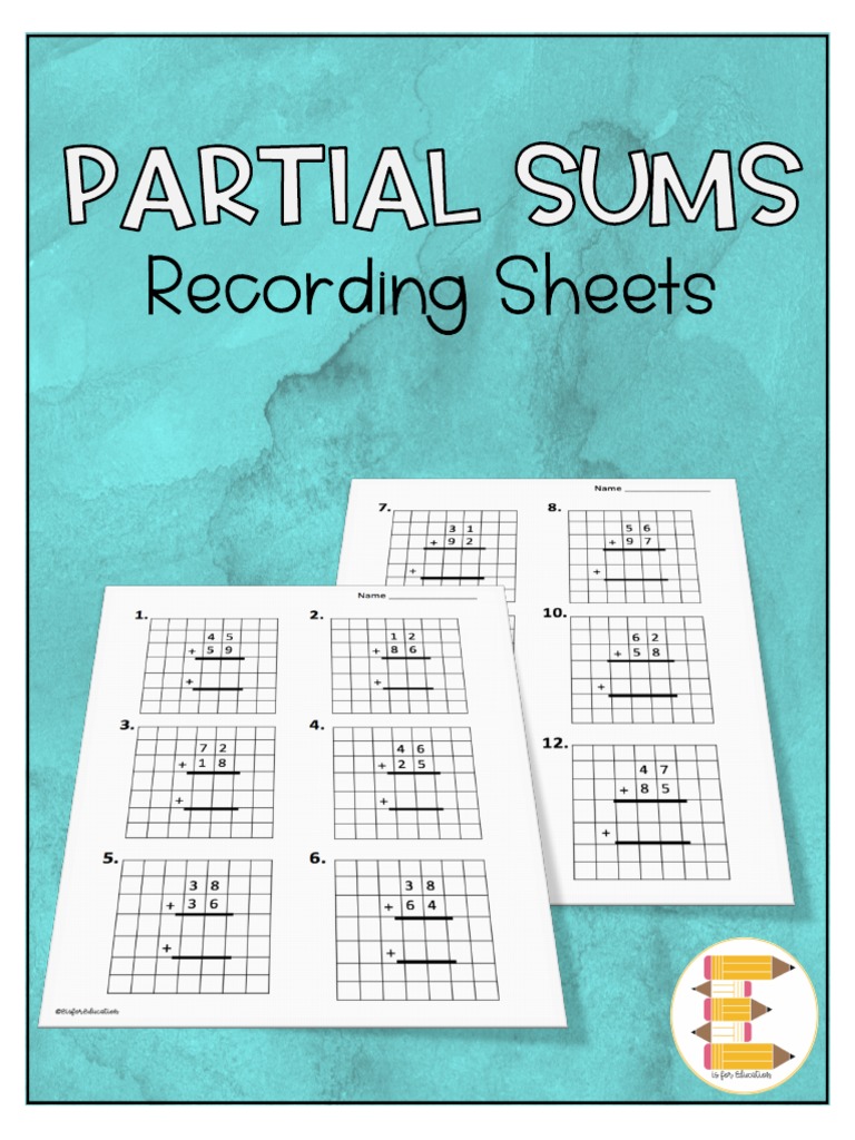 Partial Sums Worksheet Day 3 | PDF | Freedom Of Expression Law ...