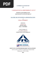 ITC CSR Complete Project | PDF | Corporate Social Responsibility ...