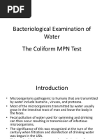 Microbiological Water Analysis Methods | PDF | Microbiology | Chemistry