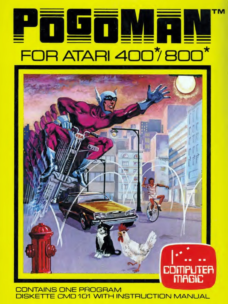 Pogo Man (1982) Game Manual | PDF | Computing | Computer Hardware