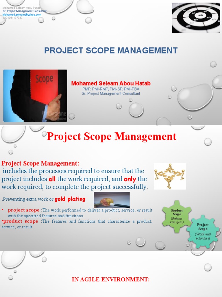 Project Scope Management | PDF | Project Management | Business