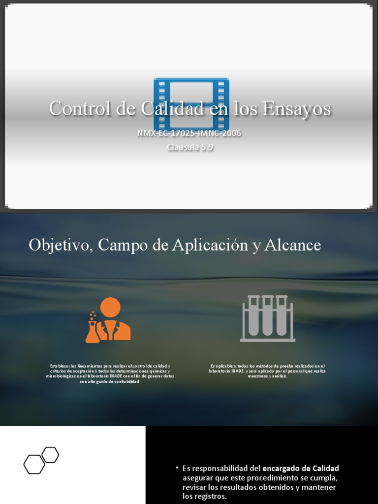Control de Calidad en Los Ensayos | PDF | Calibración | Laboratorios