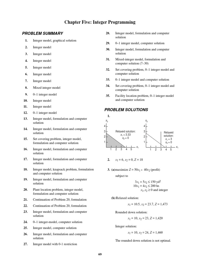 kxu-chap05-solution | PDF | Linear Programming | Computational Problems