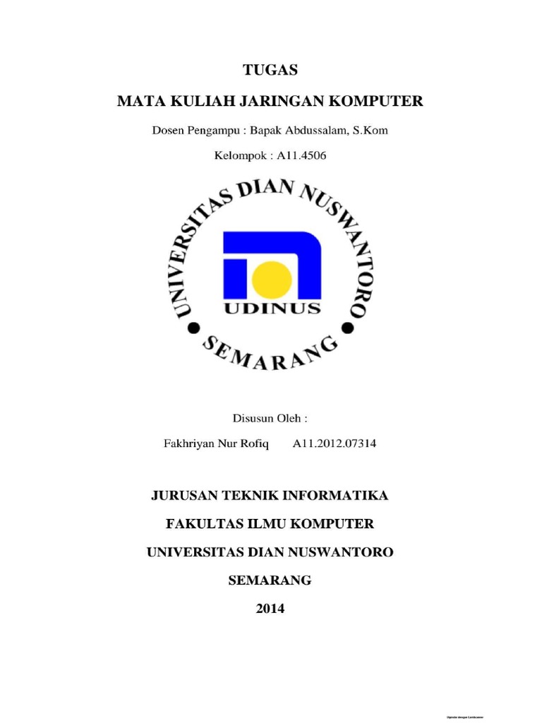 Contoh Rancangan Jaringan Komputer 500 P | PDF Contoh Rancangan Jaringan Komputer 500 P | PDF