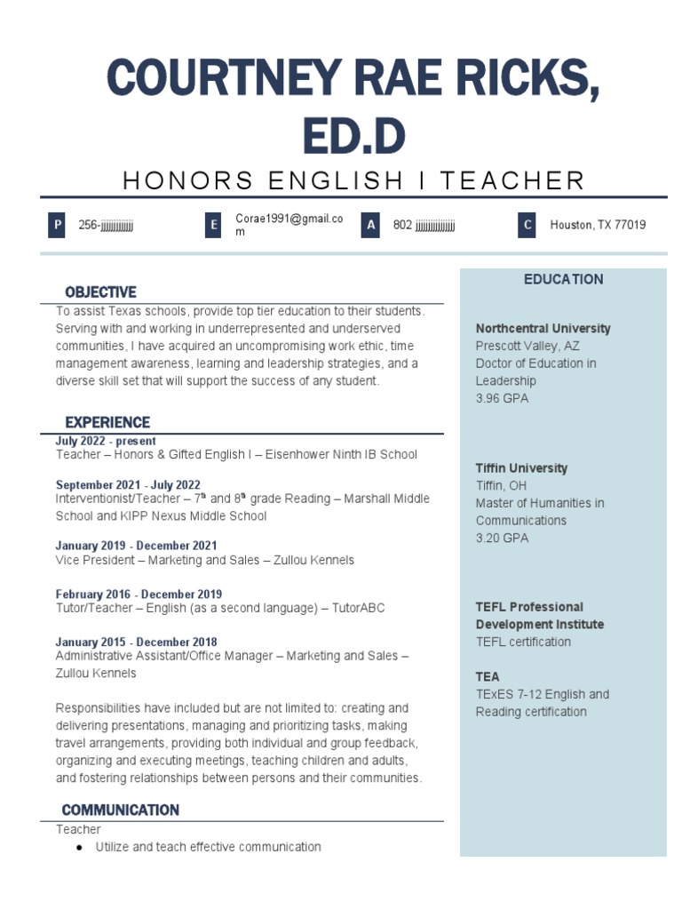 Courtney Rae Ricks Resume | PDF | Employment | Sales