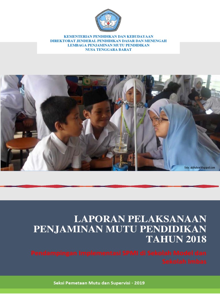 Laporan Pelaksanaan Penjaminan Mutu Pendidikan - 2018 | PDF