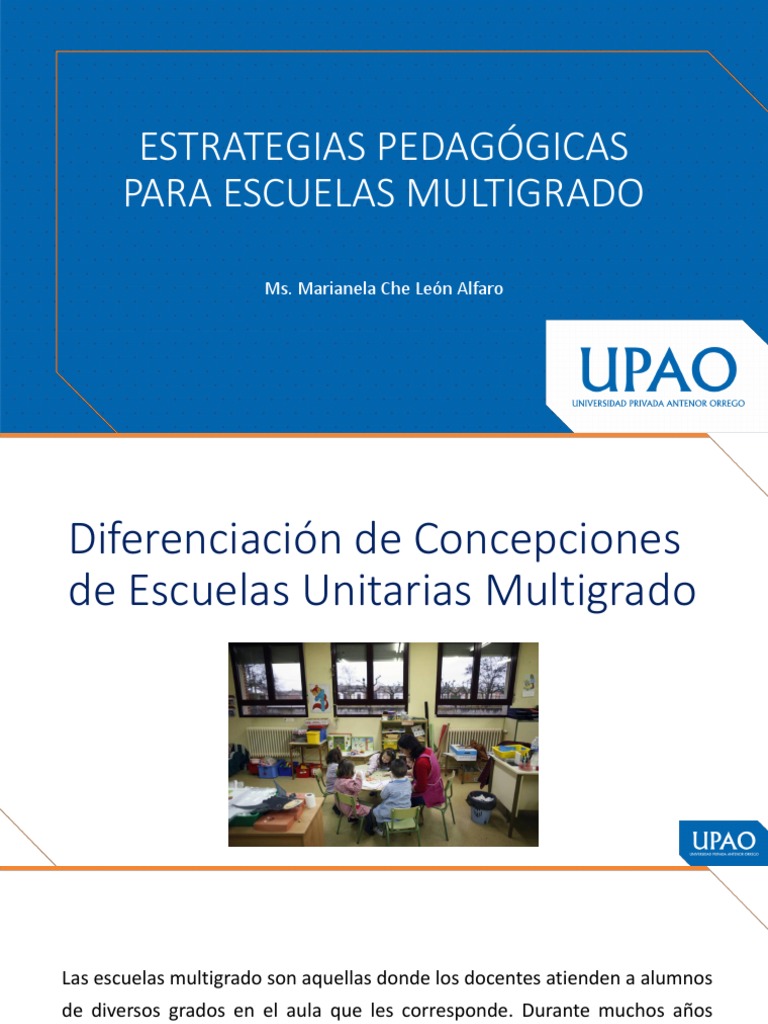 Las Escuelas Multigrado | PDF | Aprendizaje | Método de enseñanza