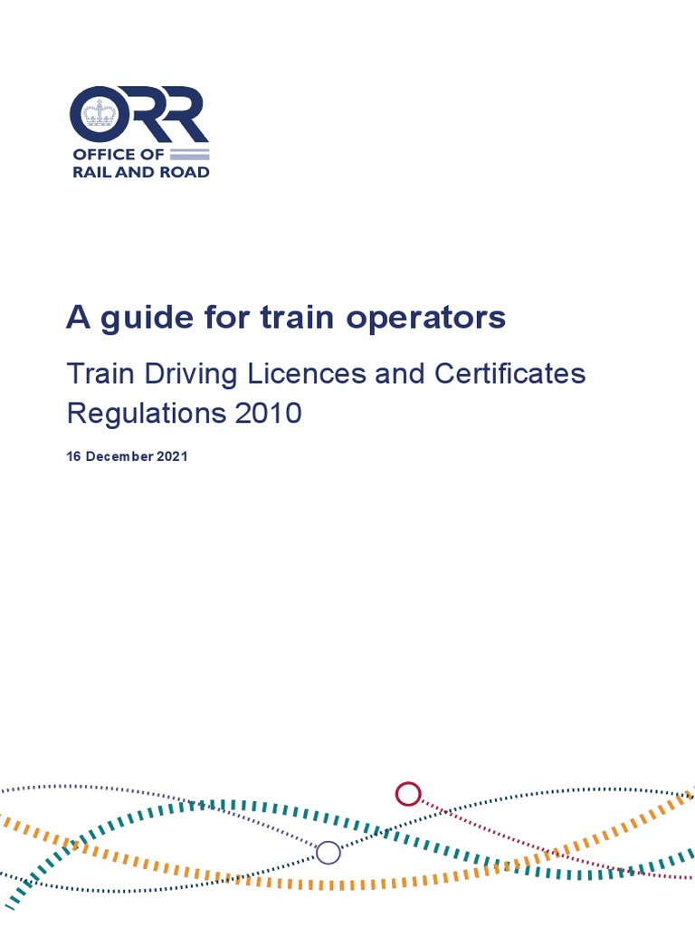 TDL Guide For Train Operators | PDF | Driver's License | License