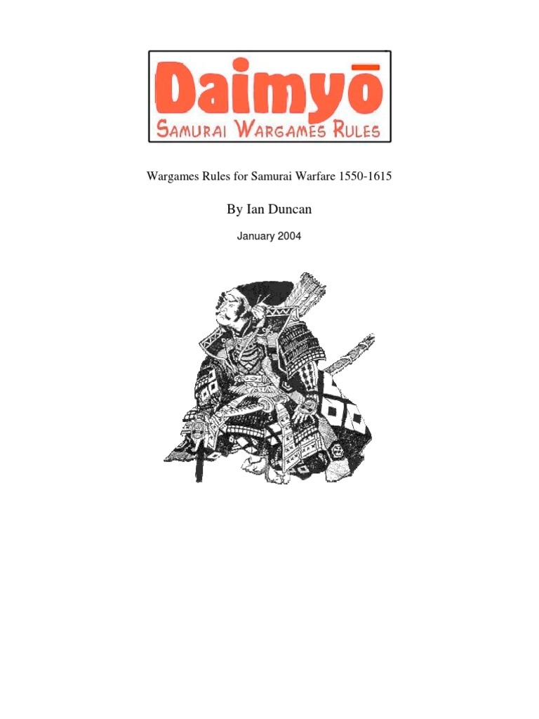 Daimyo Rules | PDF | Infantry | Cavalry
