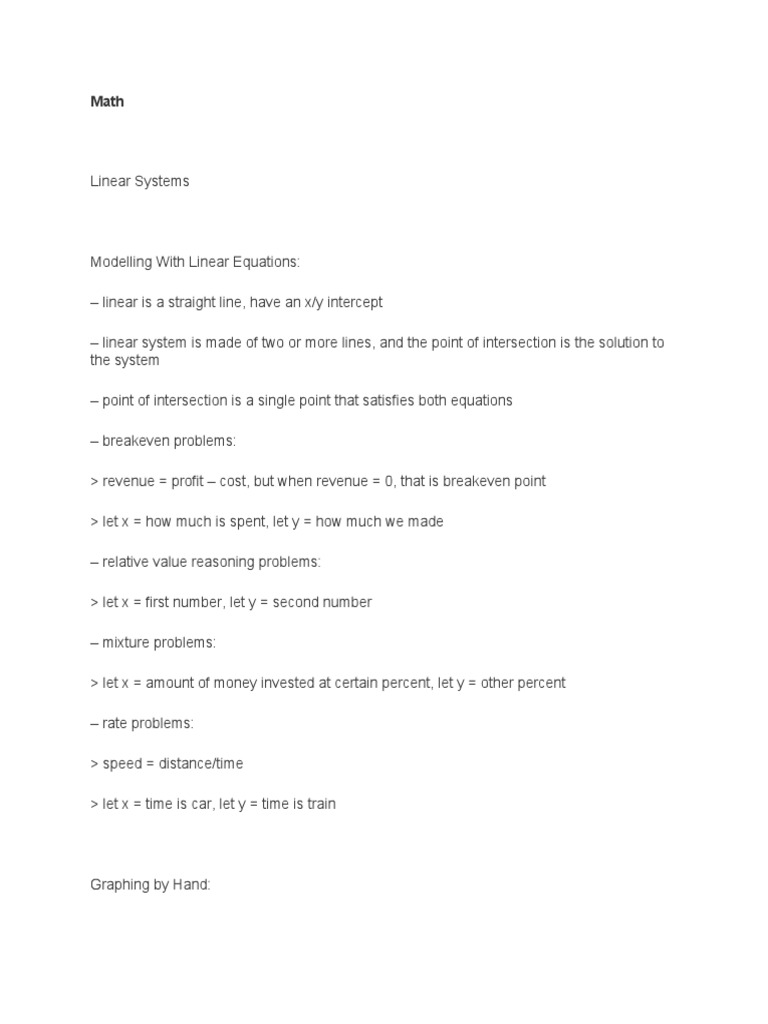Grade 10 Math Notes | PDF | Triangle | Perpendicular