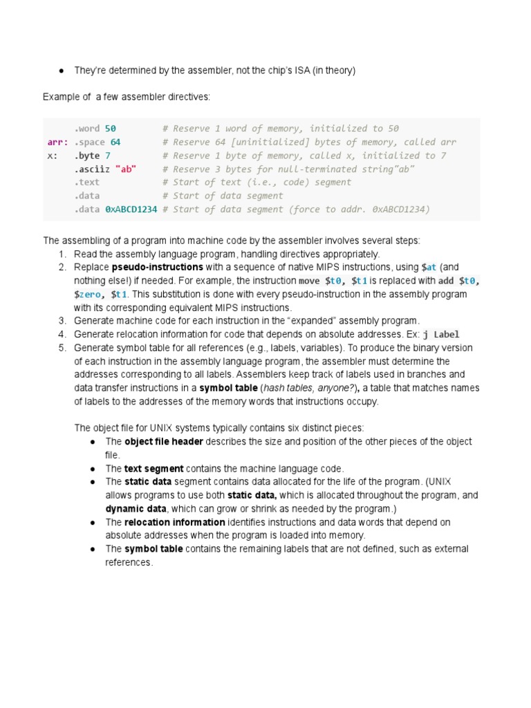 Csci 260 Study Guide-10 | PDF | Library (Computing) | Parsing