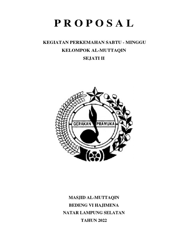 Proposal Persami PPG AM 2022 | PDF