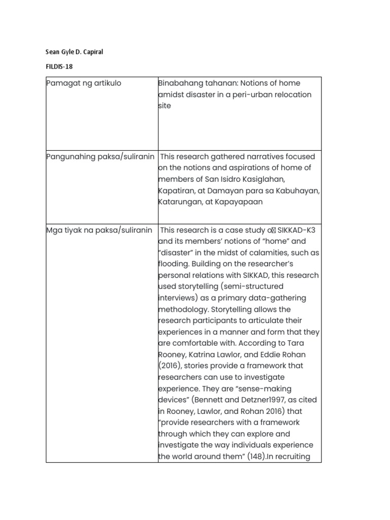 Module 6 - FILDIS | PDF | Science | Methodology