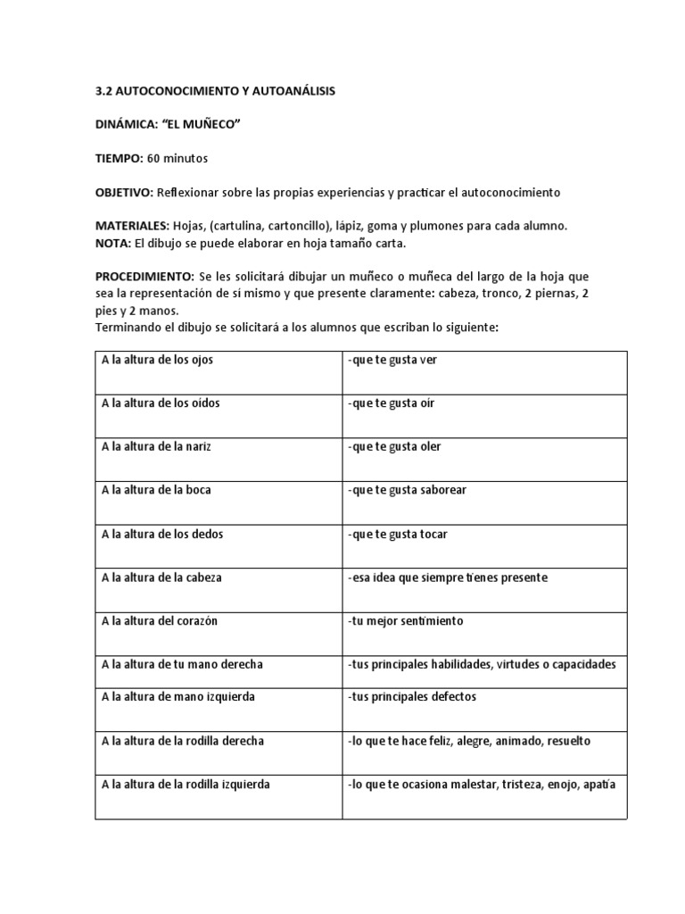 Dinámica - El Muñeco | PDF