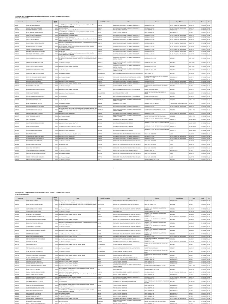 Camilo Andres Mesa Vargas Citacion A Exhibicion Pruebas v3 | PDF | Colombia | Esfera pública