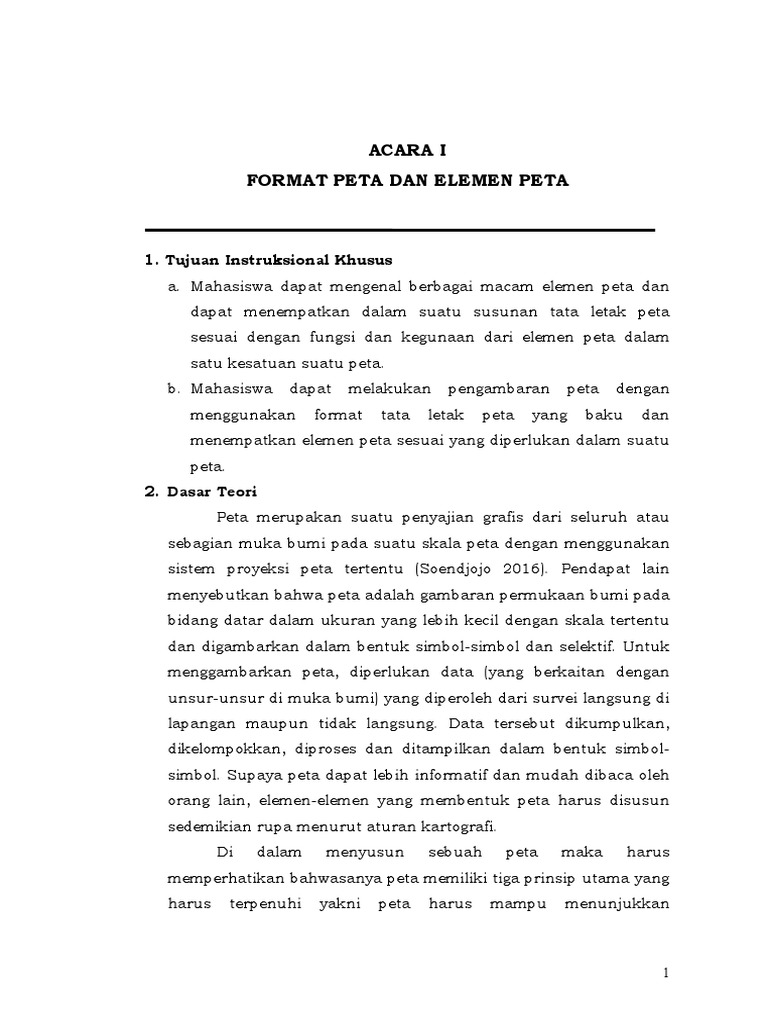 Tujuan Lettering dalam Peta | PDF | Sains & Matematika