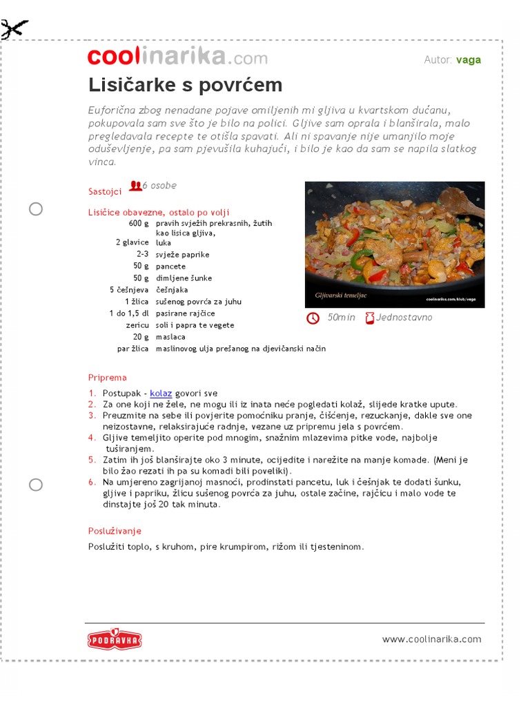 Lisicarke S Povrcem | PDF