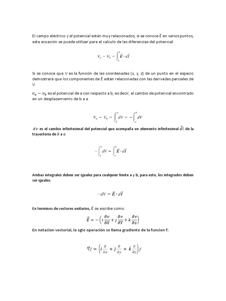 Gradiente de Potencial | PDF