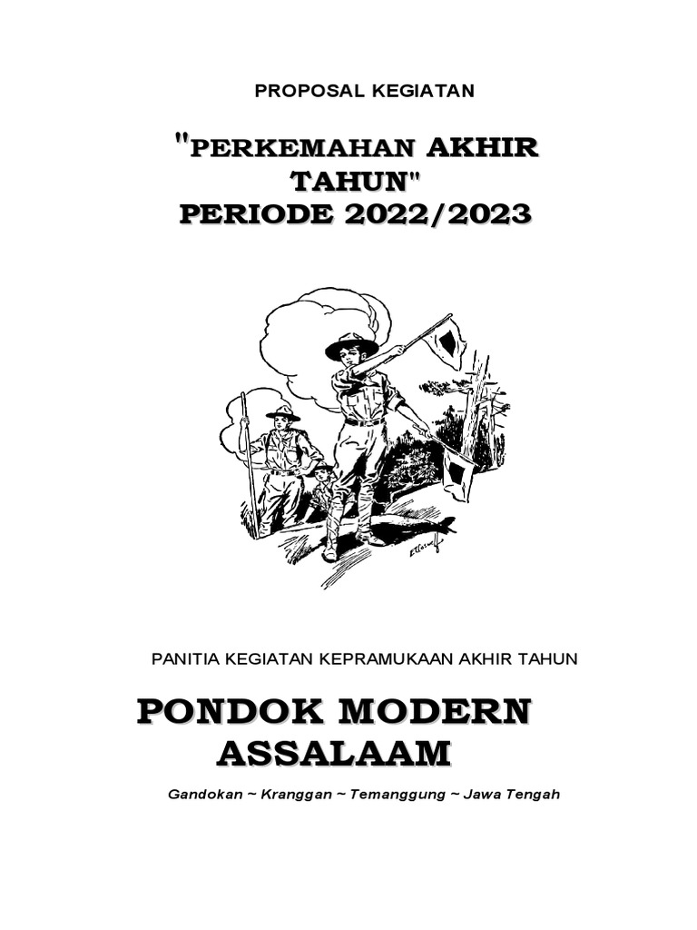 Proposal Kemah Baru Di Updet | PDF