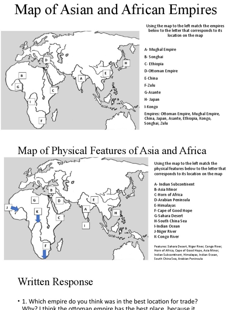 Eastern Hemisphere Mapping Activity (1) - 1 | PDF